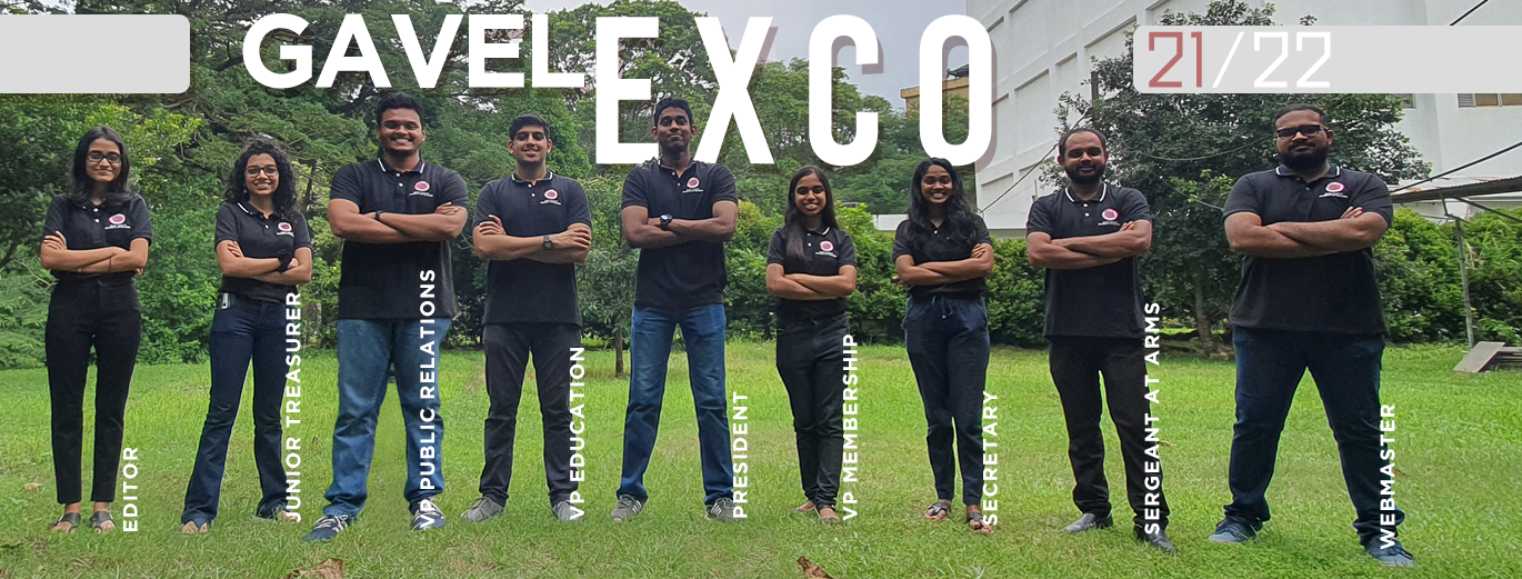 Past Executive Committees – Gavel Club | University of Colombo