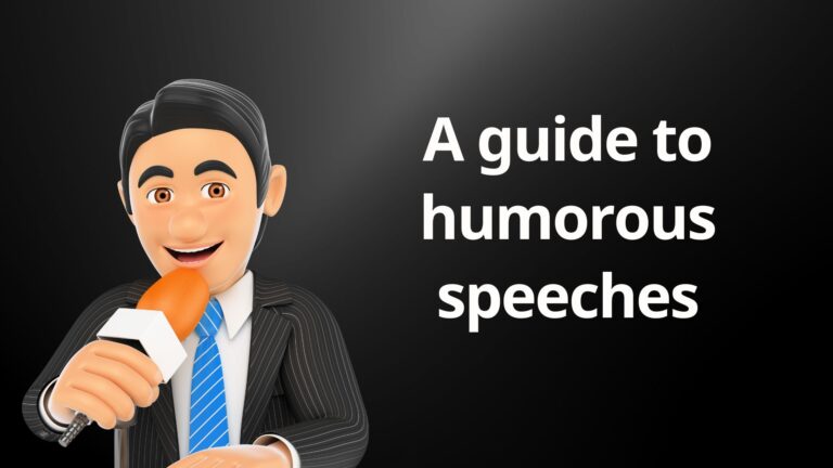 How to flee reality through humour: A guide to humorous speeches ...